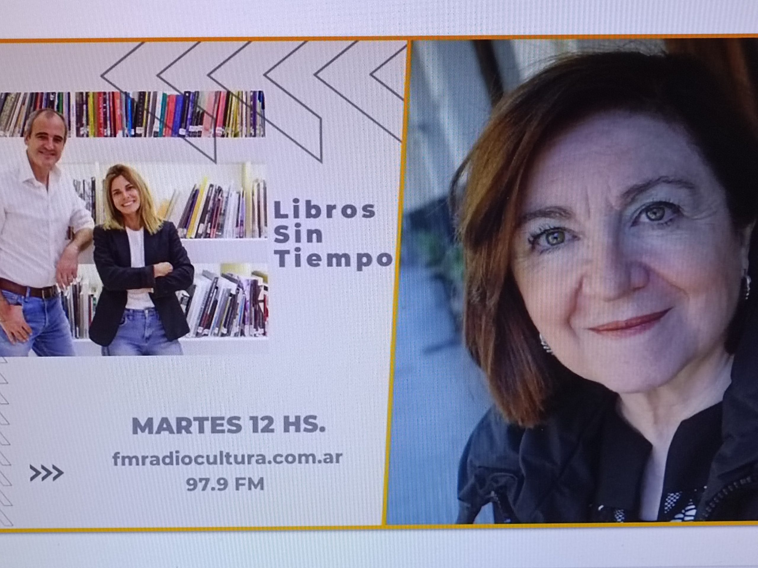 María Rosa Lojo en "Libros sin tiempo", con Nuria G. Videla y Luis ...