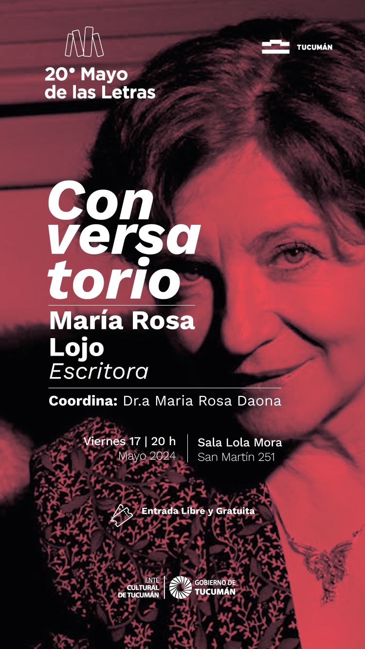 María Rosa Lojo en el 20° Mayo de las Letras. Conversatorio, Ente ...